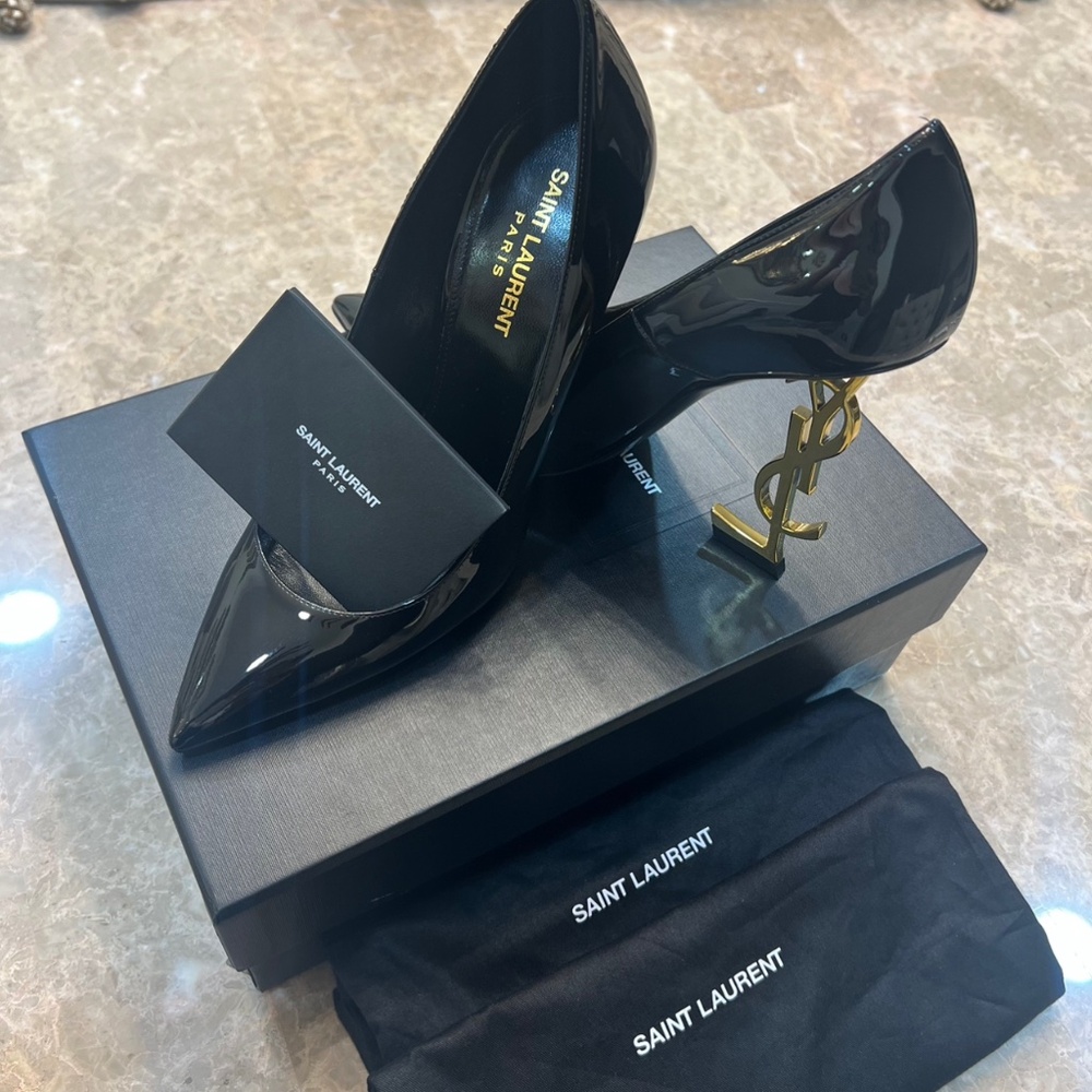Ysl Opyum Pumps In Patent Leather - Gem